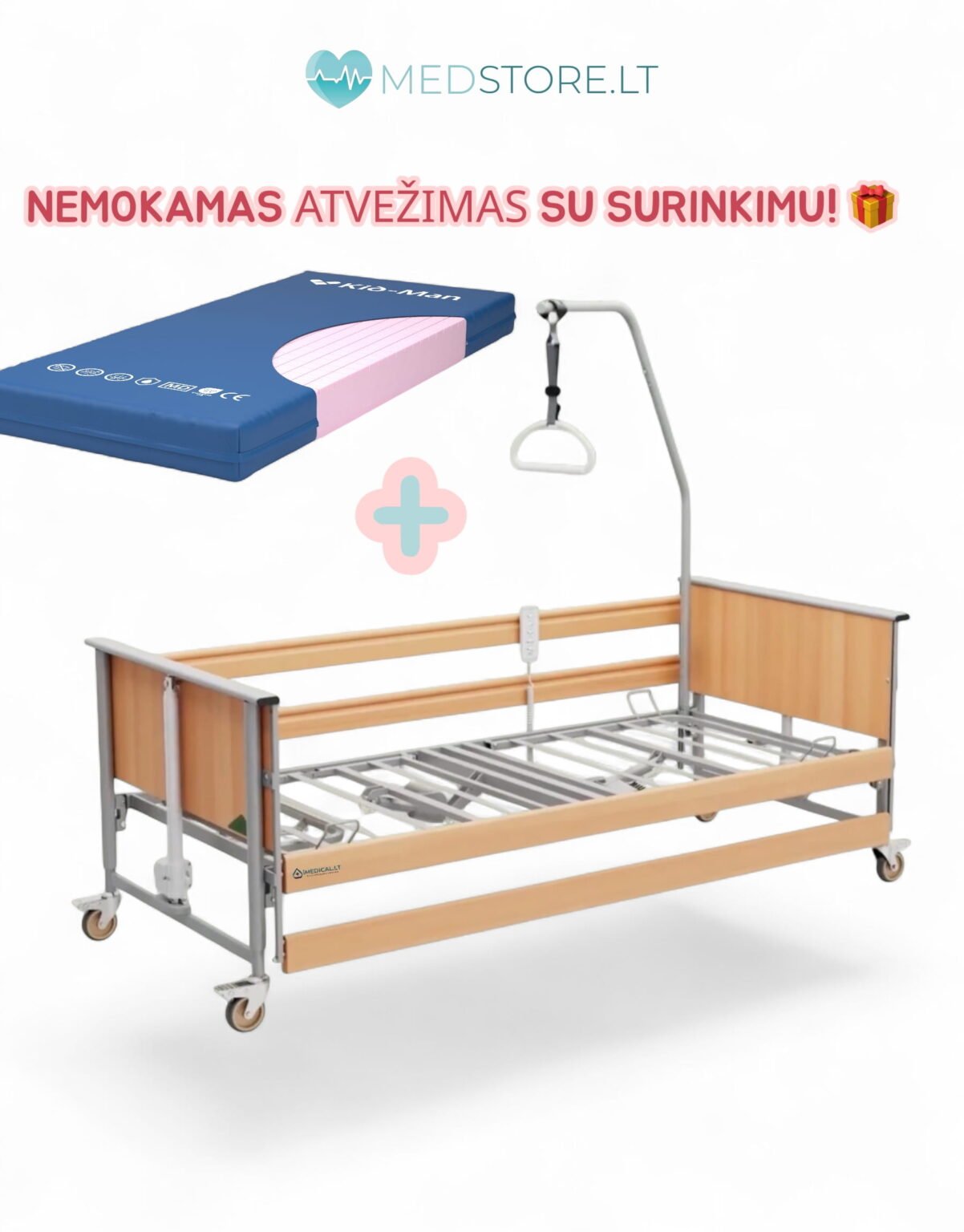 Slaugos lovos - Elektrinės Medicininės Lovos Namams